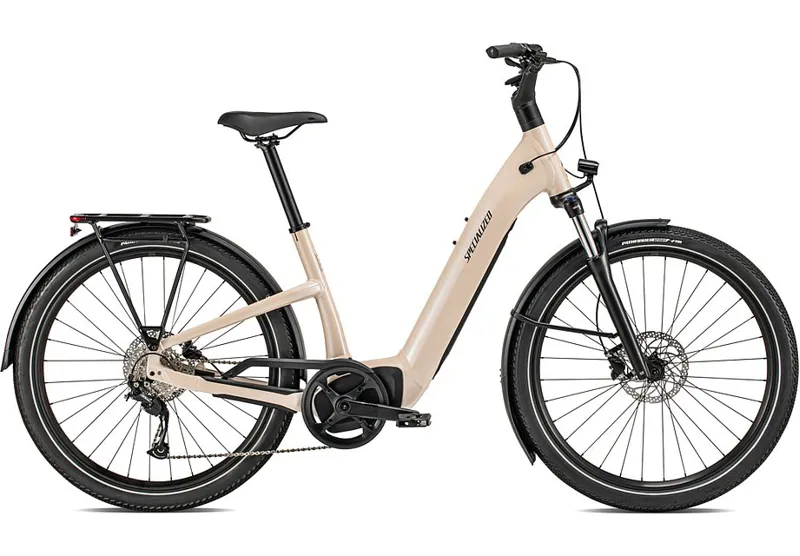 Specialized Como 3.0 Electric Hybrid Bike in Sand/Black Reflective